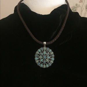 Chaps | Jewelry | Chaps Turquoise Look Necklace | Poshmark